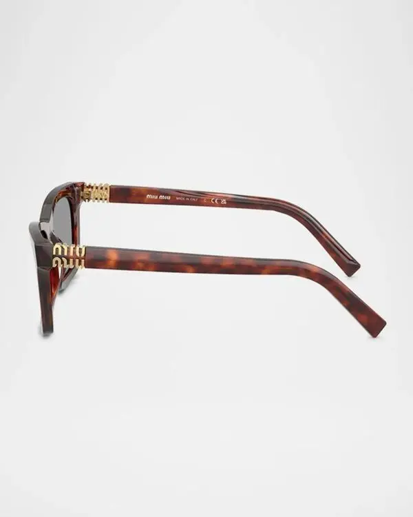 Miu Miu Rectangular Sunglasses - Grey