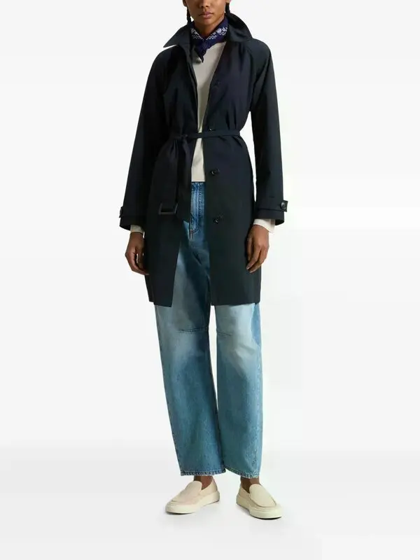 Woolrich Summer Trench Coat - Blue