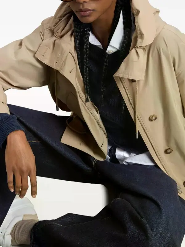 Woolrich Short Parka - Neutrals