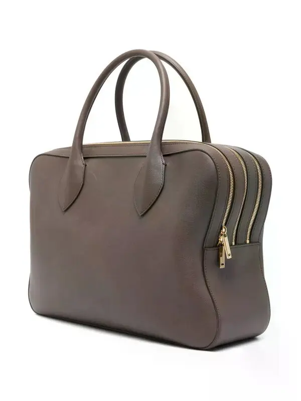 FERRAGAMO Leather Tote Bag - Brown