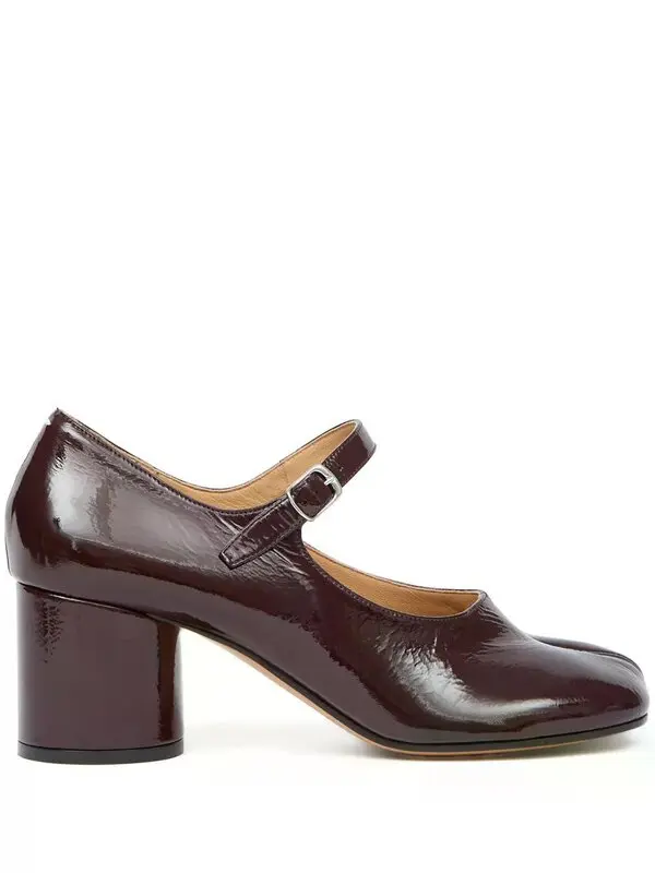 MAISON MARGIELA Tabi Mary Jane Pumps - Red
