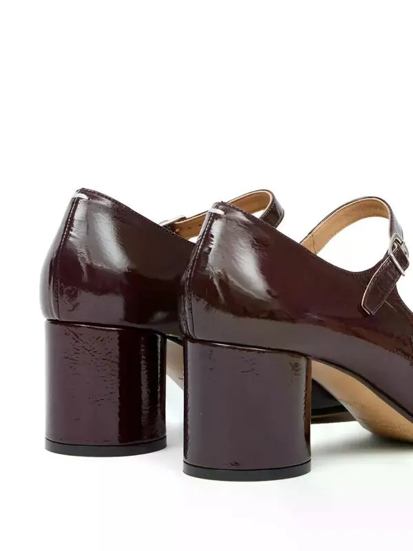 MAISON MARGIELA Tabi Mary Jane Pumps - Red