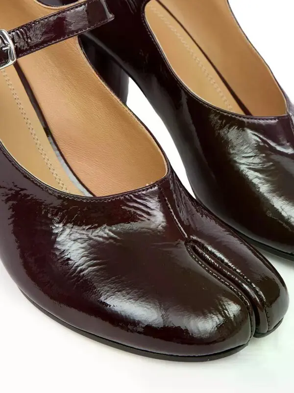 MAISON MARGIELA Tabi Mary Jane Pumps - Red