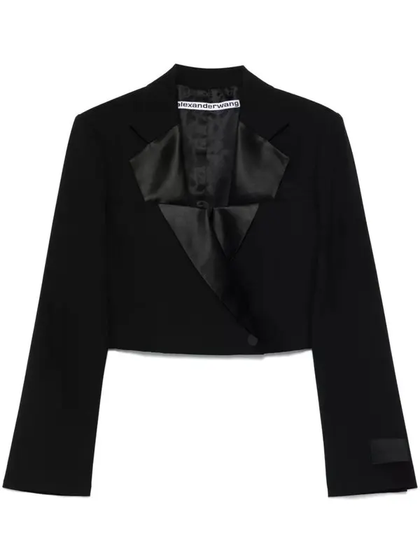 Alexander Wang Double-breasted Cropped Blazer