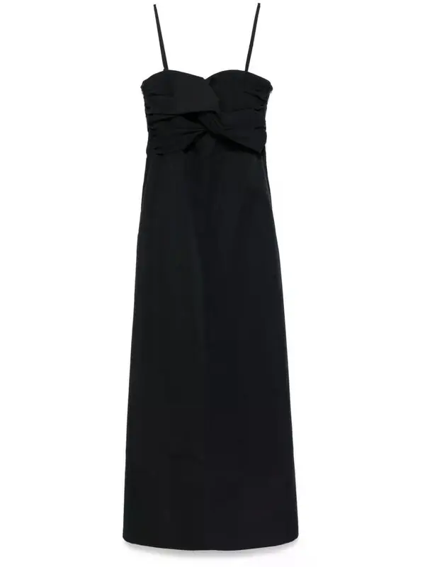 JIL SANDER Twist-detail Maxi Dress