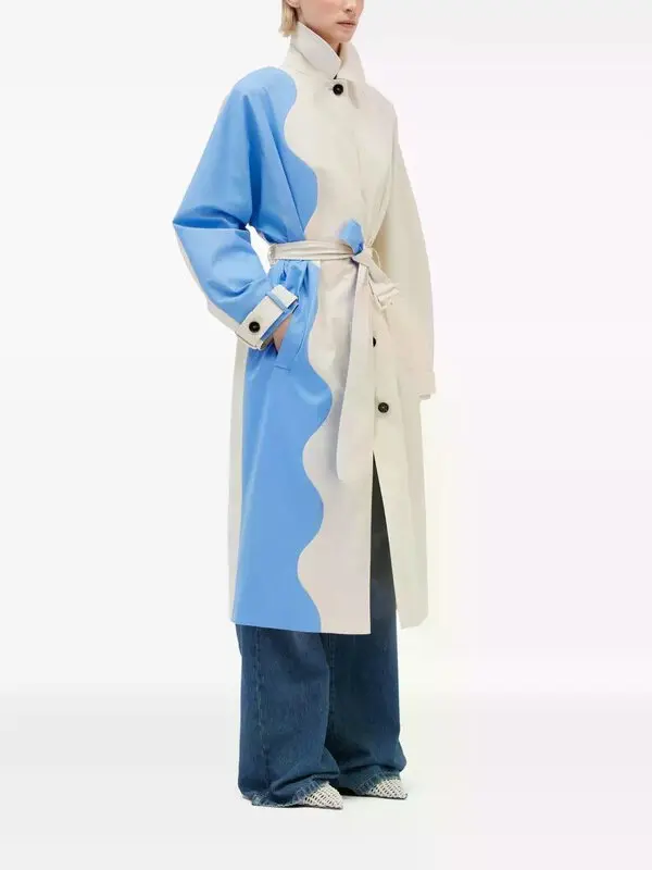MSGM Two-tone Trench Coat