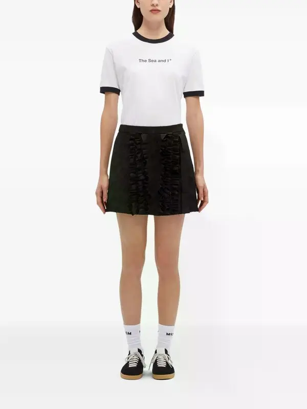 MSGM Ruffled Mini Skirt