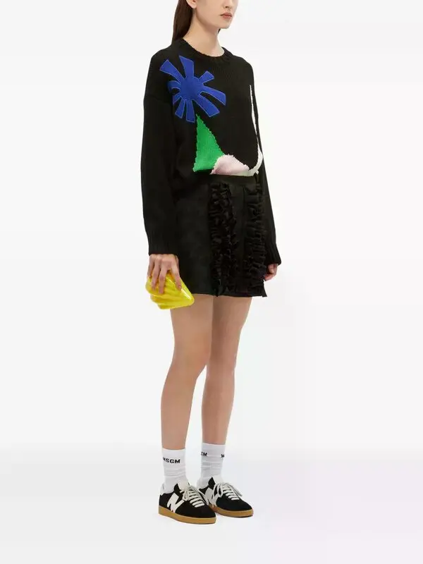 MSGM Ruffled Mini Skirt