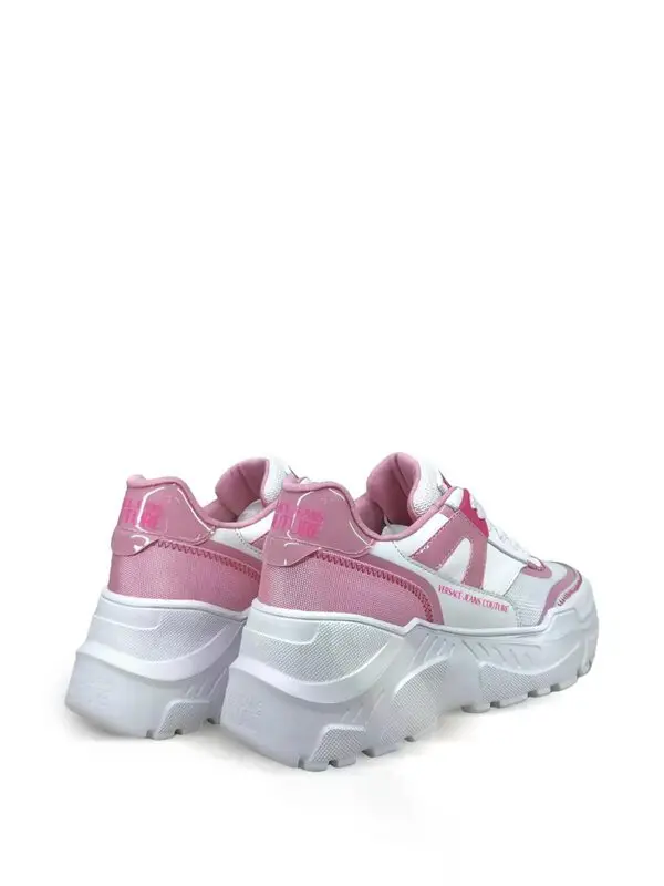 Versace Panelled Sneakers - White