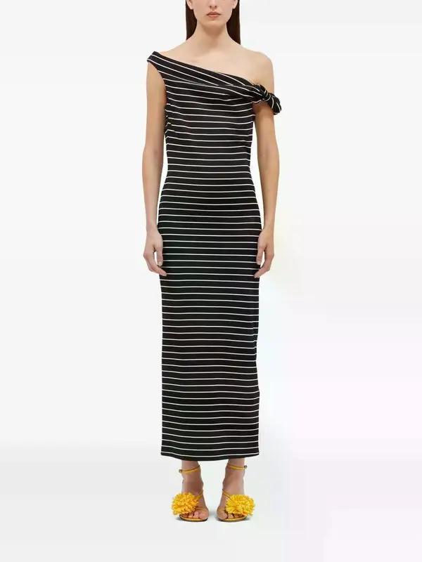 MSGM Knot-detail Maxi Dress