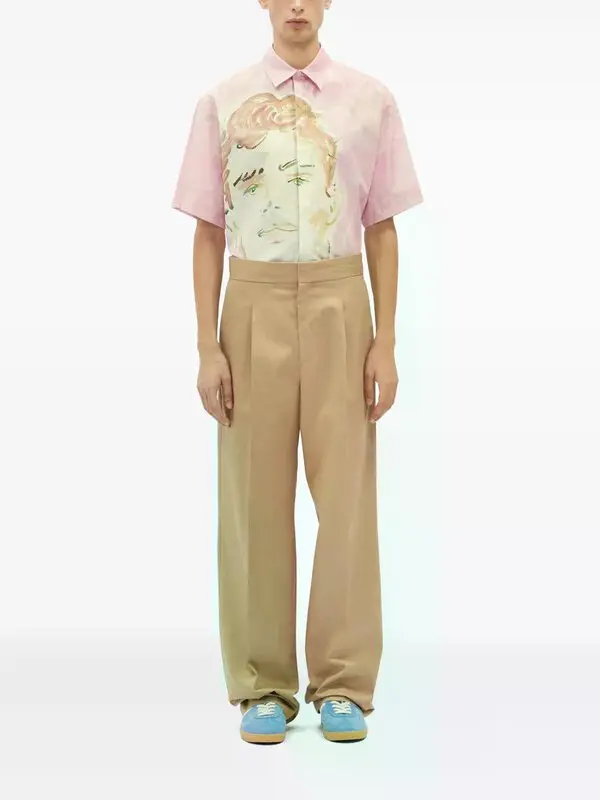 MSGM Wide-leg Trousers