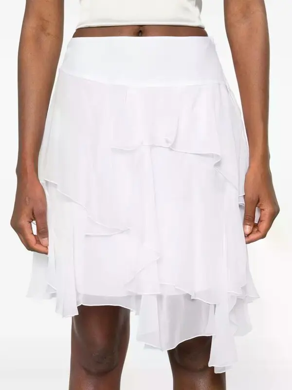Alberta Ferretti Chiffon Mini Skirt