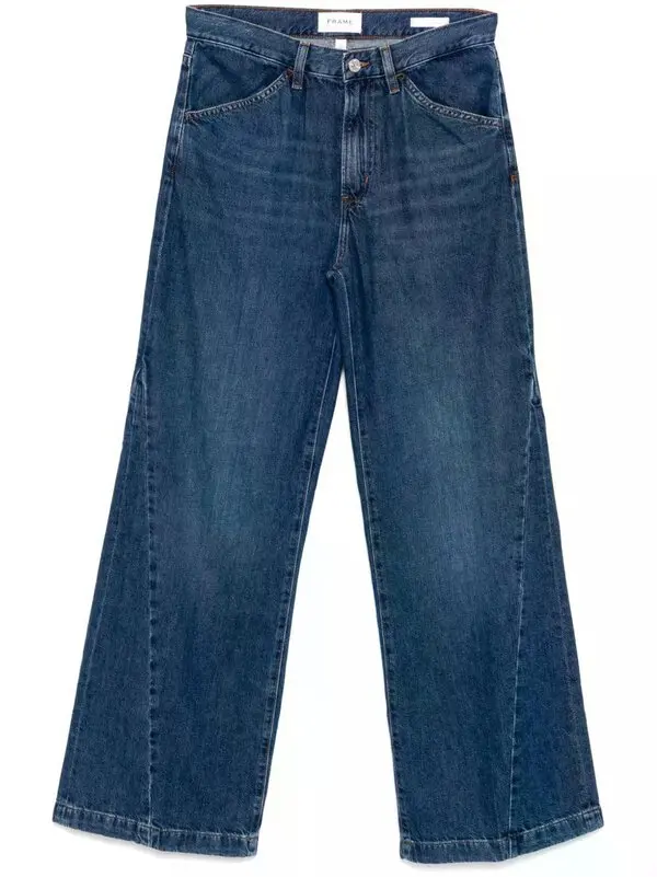 FRAME Le Baggy Wide-leg Jeans - Blue