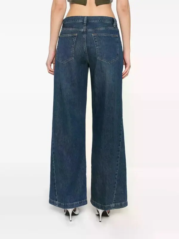 FRAME Le Baggy Wide-leg Jeans - Blue