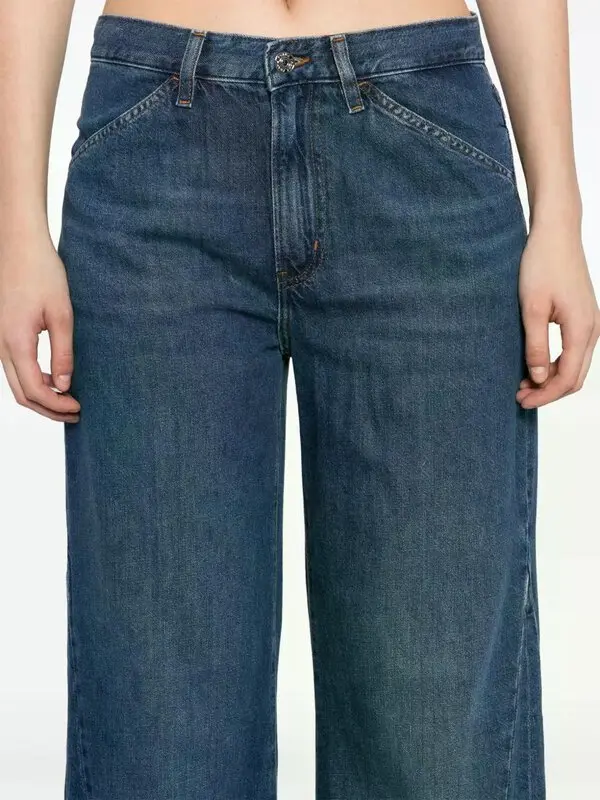 FRAME Le Baggy Wide-leg Jeans - Blue