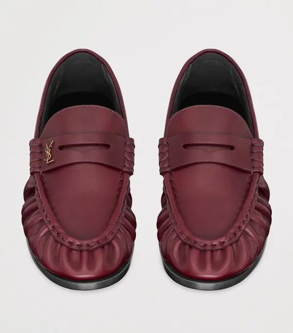 Saint Laurent Le Loafers In Lambskin