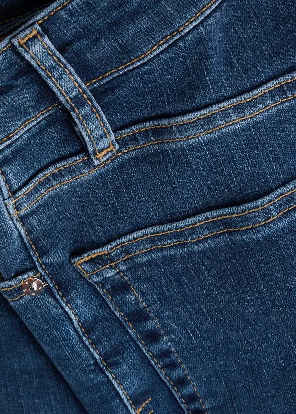FRAME The Reboot Crop Boot-leg Jeans - Blue