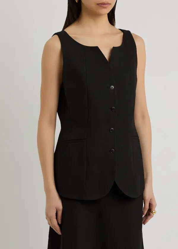 SKALL STUDIO Toni Linen-blend Waistcoat