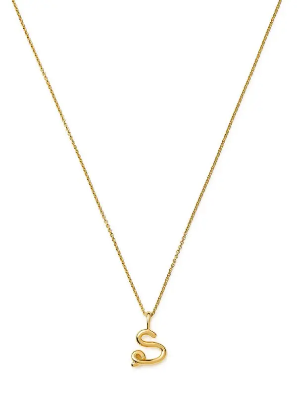 MISSOMA Initial S Mini Necklace - Gold