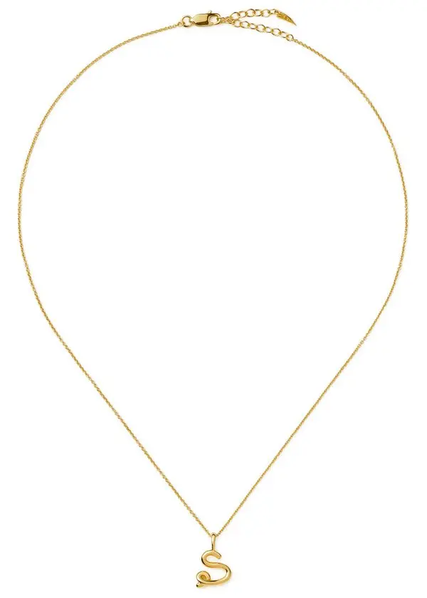 MISSOMA Initial S Mini Necklace - Gold
