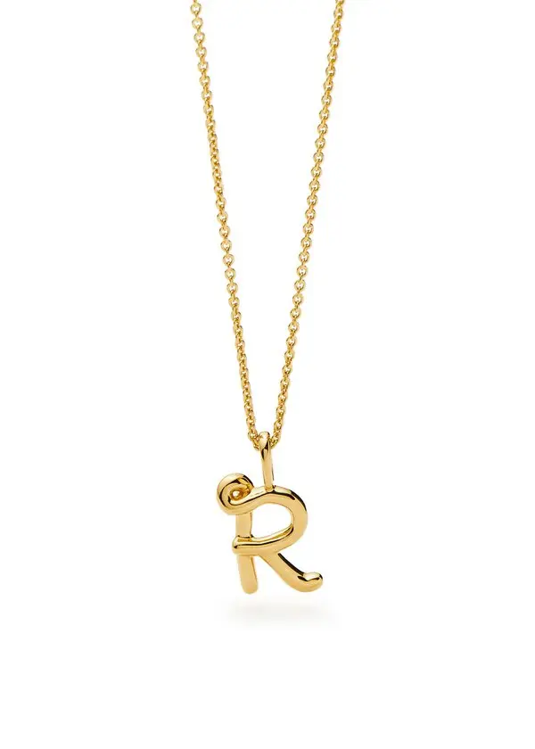 MISSOMA Initial R Mini Necklace - Gold