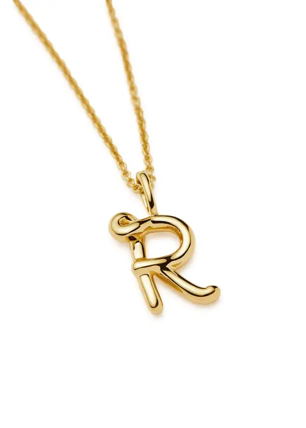 MISSOMA Initial R Mini Necklace - Gold