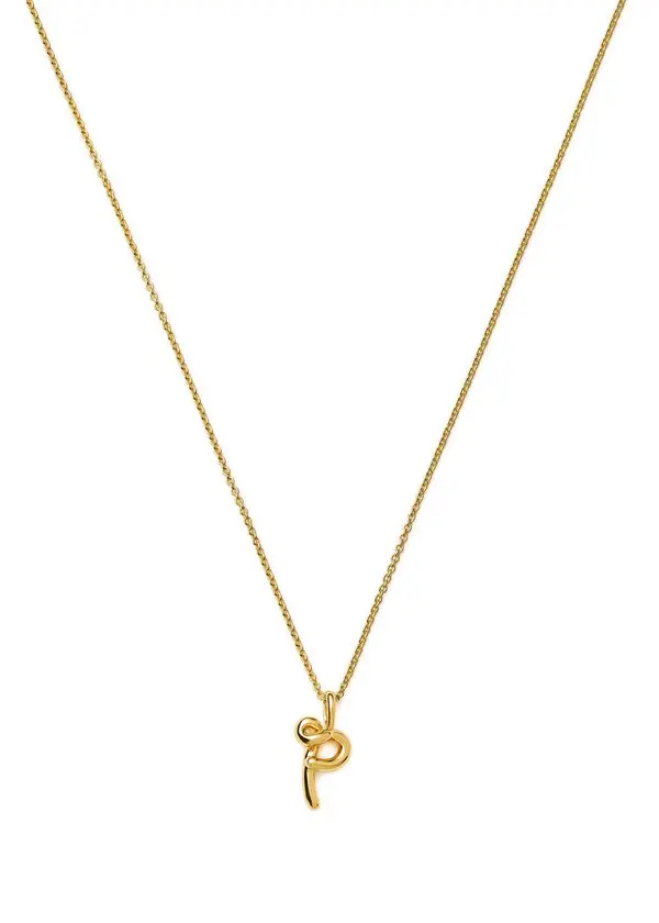 MISSOMA Initial P Mini Necklace - Gold