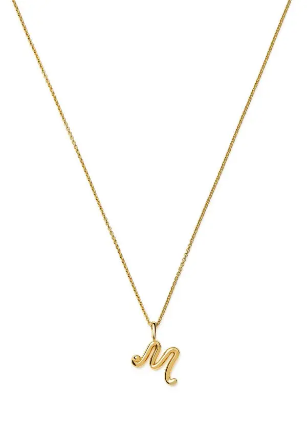 MISSOMA Initial M Mini Necklace - Gold