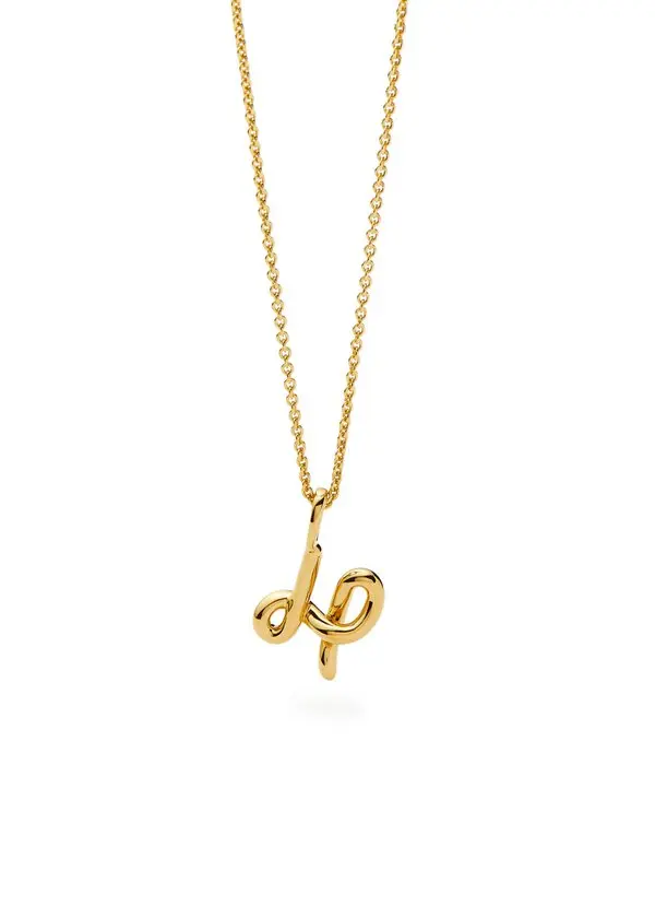 MISSOMA Initial H Mini Necklace - Gold