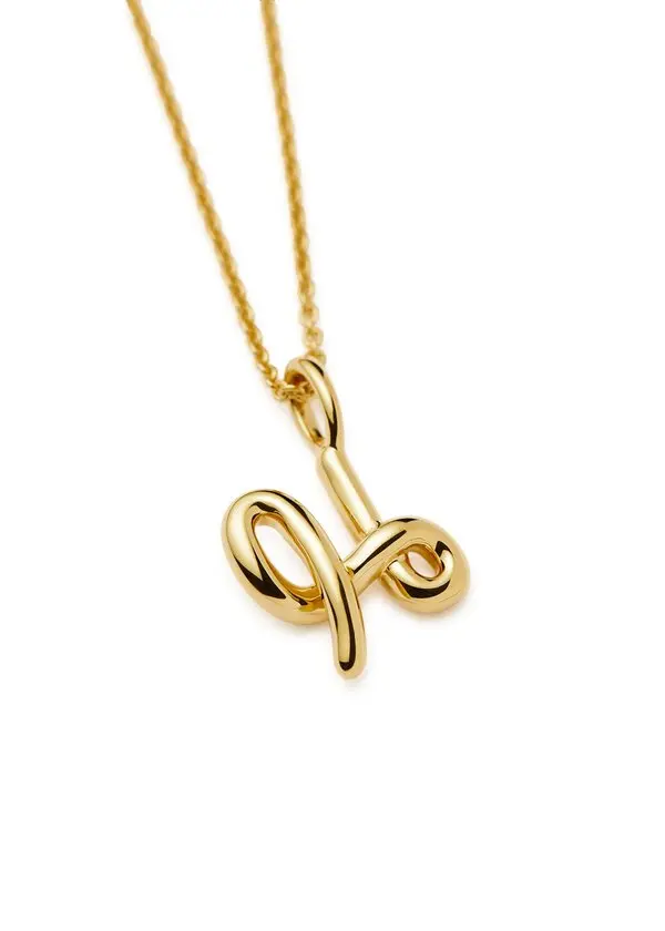 MISSOMA Initial H Mini Necklace - Gold