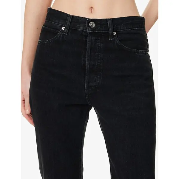 FRAME The Vertical Straight-leg Denim Jeans - Death Valley