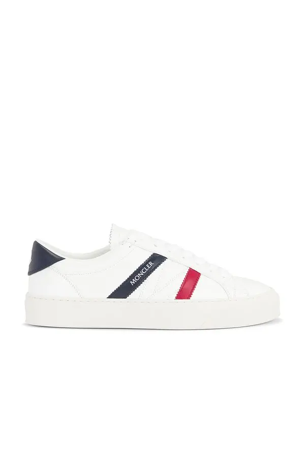 Moncler Monaco 2 Low Top Sneakers - Brilliant White