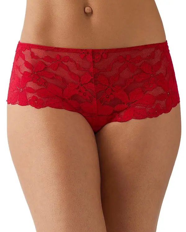 Wacoal B. Tempt'd Feeling Famous Tanga - Chili Pepper/biking Red