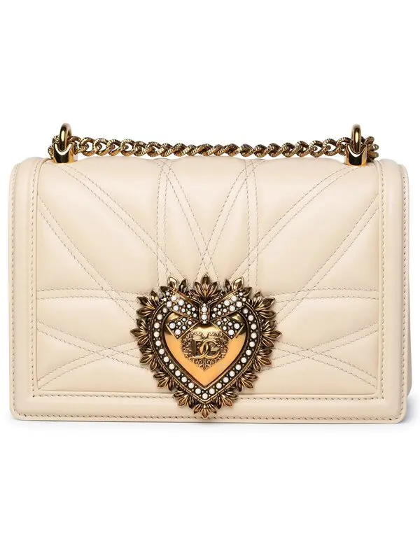 Dolce & Gabbana Leather Bag - Cream