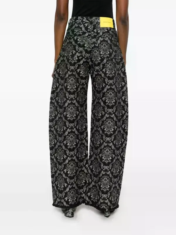 MARQUES' ALMEIDA Patterned Jacquard Jeans