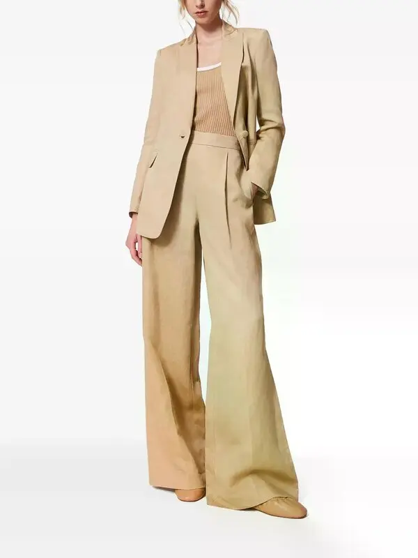 TWINSET Pleat-detail Palazzo Trousers