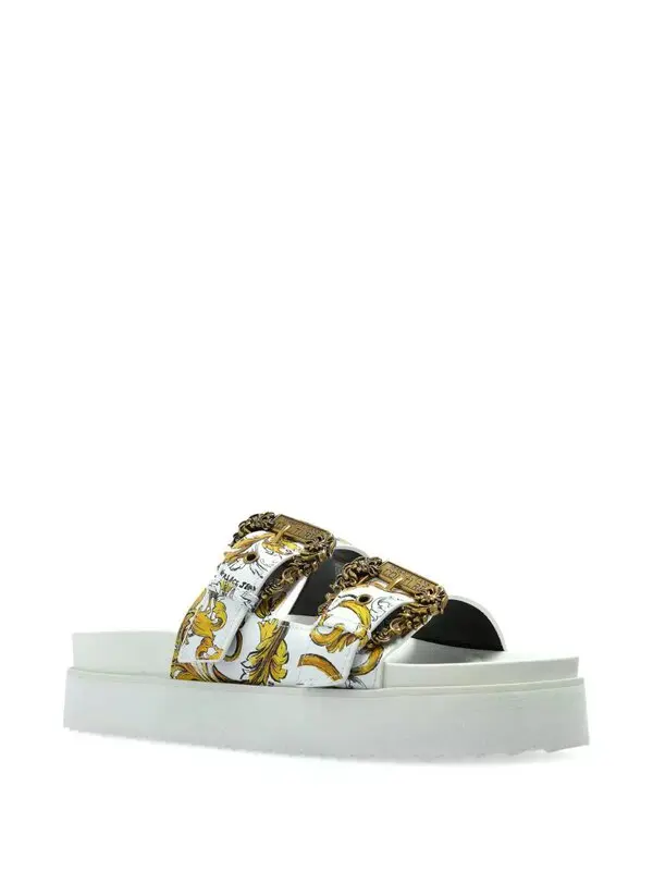 Versace Arizona Slides - White