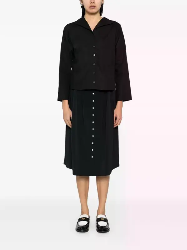 AGNÈS B. A-line Midi Skirt