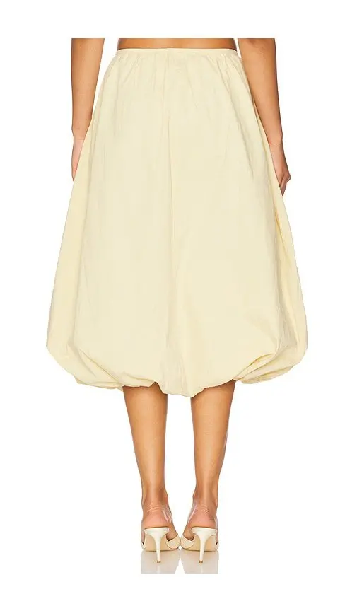 Lioness Intuition Bubble Midi Skirt - Cornsilk