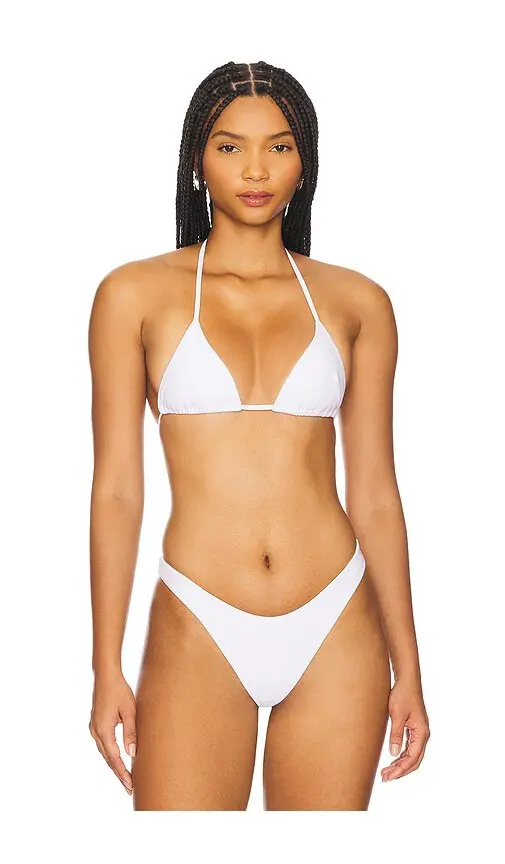 Tularosa Jinnie Bikini Top - White