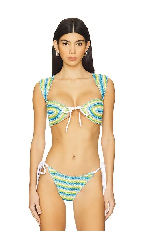 CAPITTANA Lucy Bikini Top - Mint