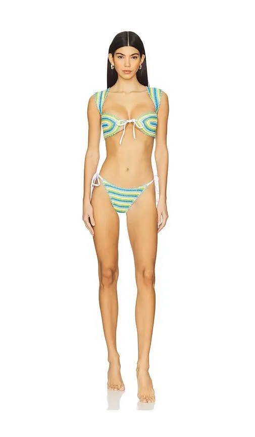 CAPITTANA Lucy Bikini Top - Mint