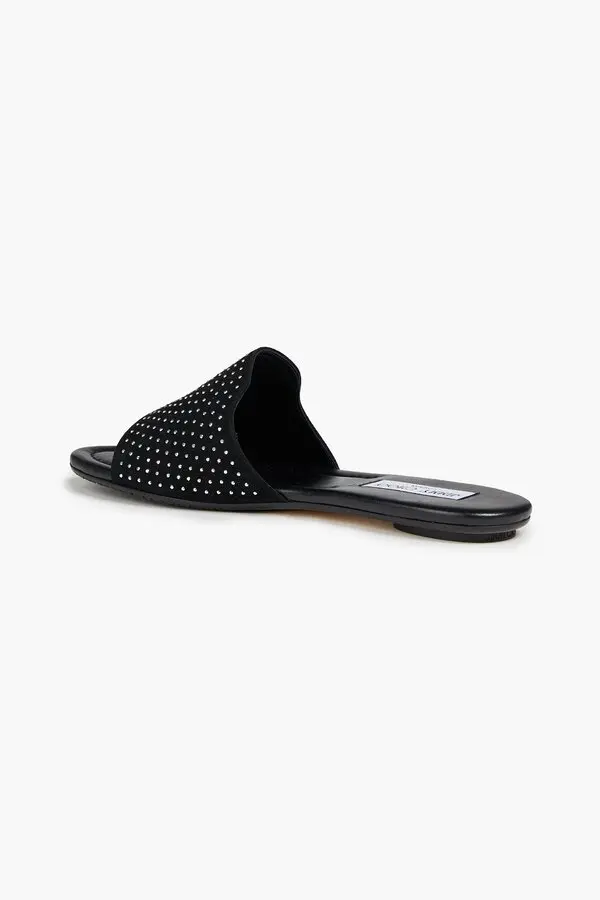 JIMMY CHOO Nanda Studded Slides