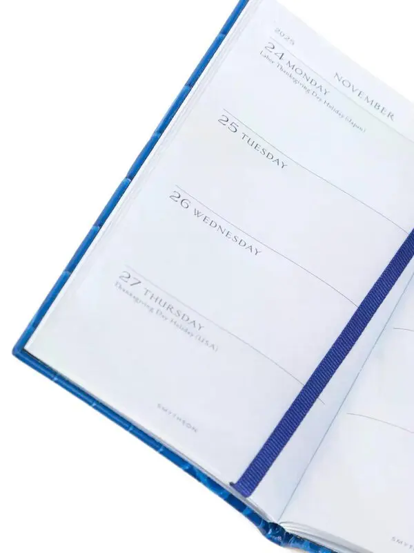 Smythson 2025-2026 Mara Weekly Diary