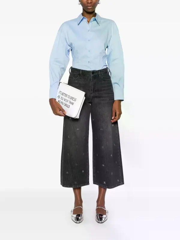 Patrizia Pepe Hoop-detail Shirt