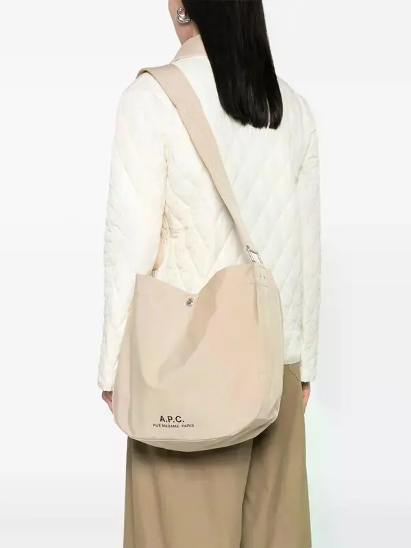 A.p.c. Journal Shoulder Bag - Neutrals