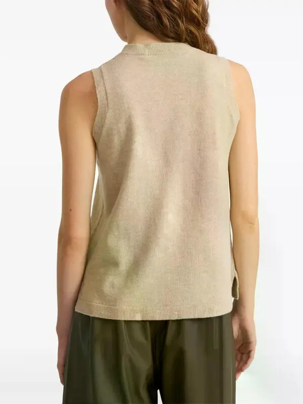 YVES SALOMON Knitted Tank Top