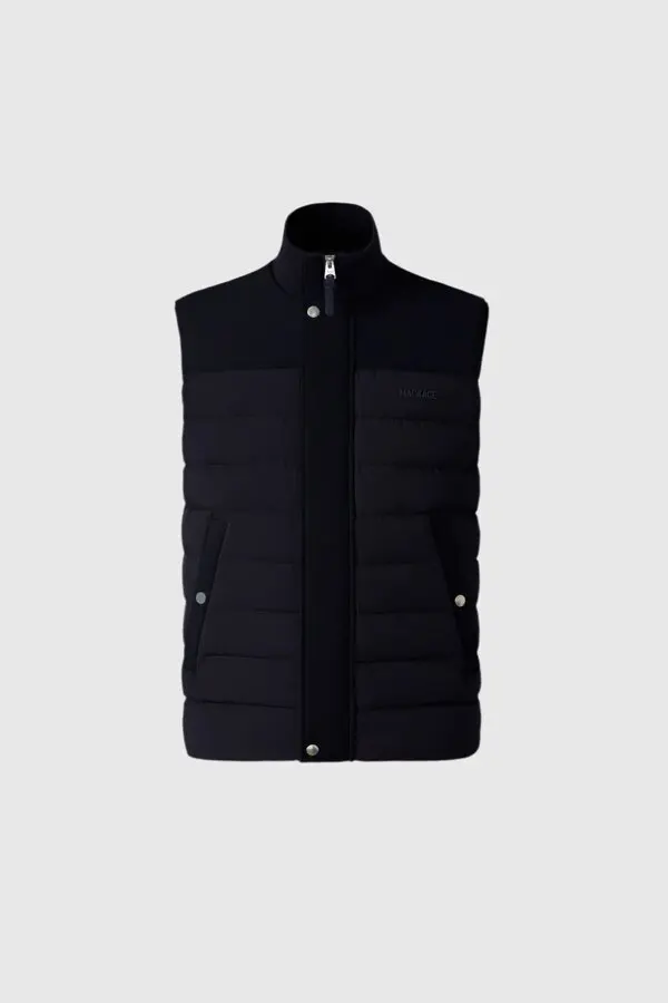 Mackage Down-filled Quilted Vest - Navy