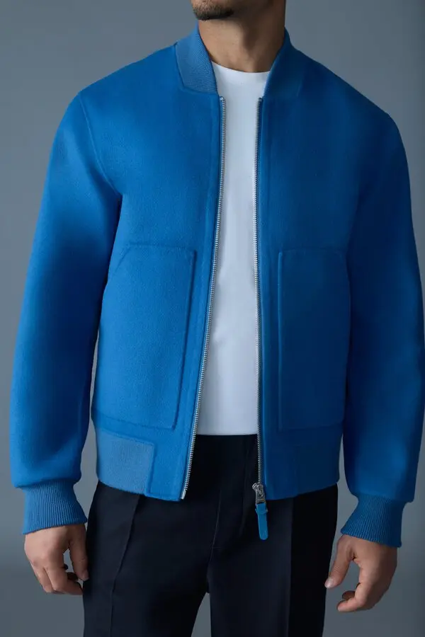 Mackage Wool Bomber Jacket - Light Camel