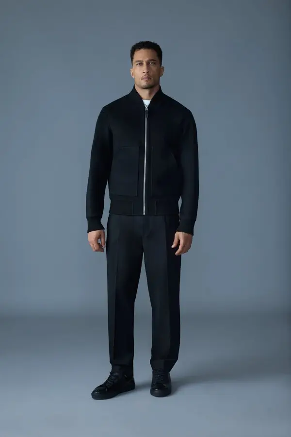 Mackage Wool Bomber Jacket - Light Camel